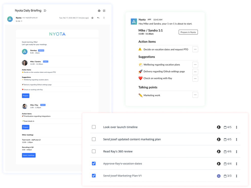 AI-Powered Meeting Planning — Nyota.ai